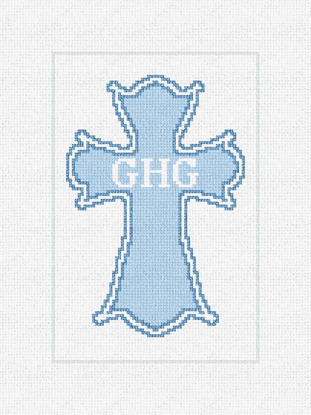 Gothic Cross Needlepoint Ornament DIY Kit - Etsy