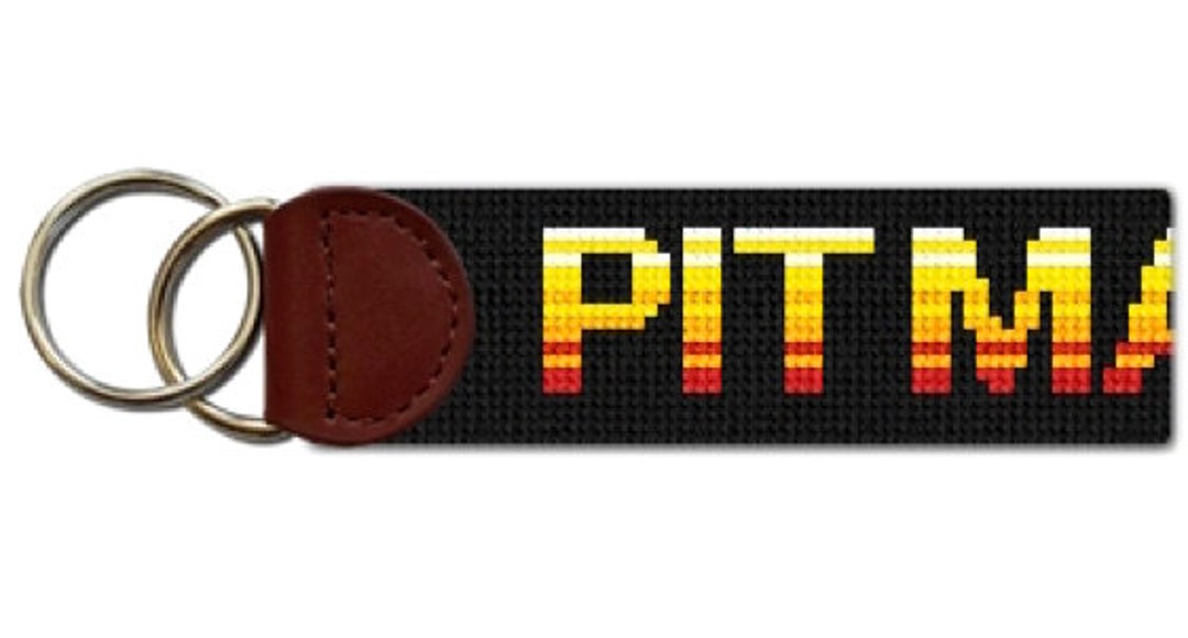 Smoking Hot BBQ Finished Needlepoint Key Fob - Etsy