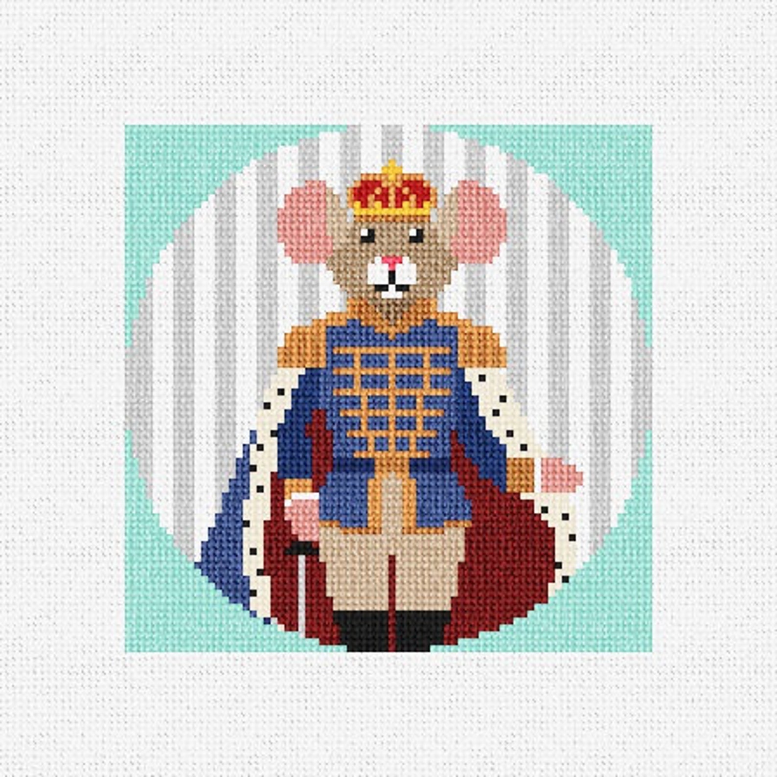 Mouse King Needlepoint Christmas Ornament DIY Kit - Etsy