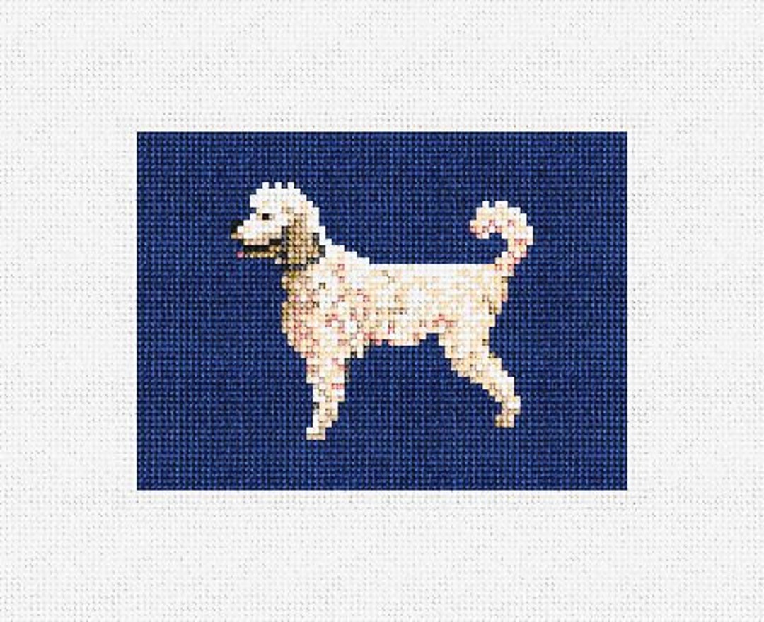 Poodle Needlepoint Card Wallet DIY Kit - Etsy
