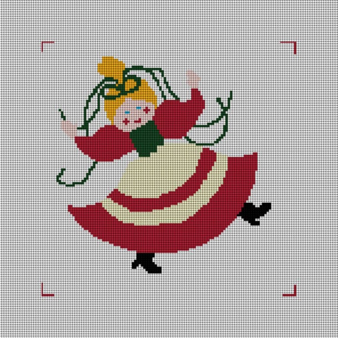 Nine Ladies Dancing Christmas Needlepoint DIY Kit - Etsy