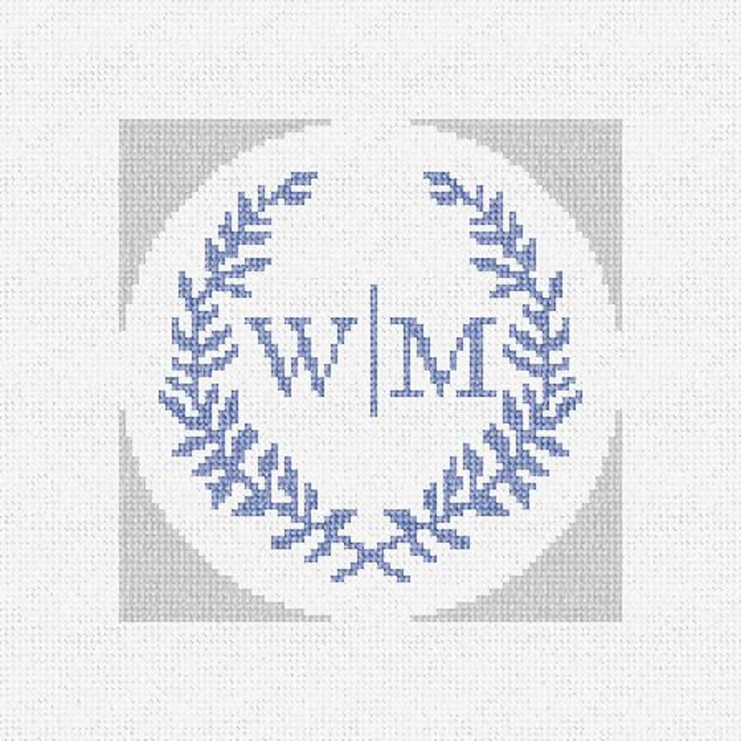 Laurel Wreath Wedding Needlepoint Christmas Ornament DIY Kit - Etsy