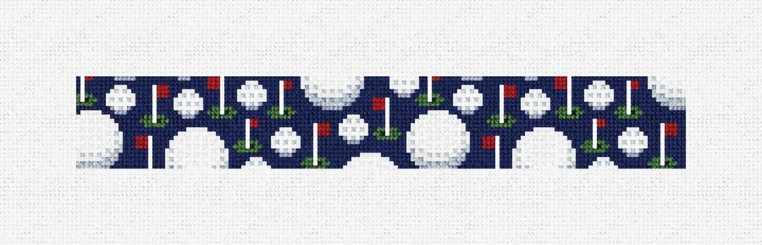 On Par Golf Needlepoint Key Fob DIY Kit - Etsy