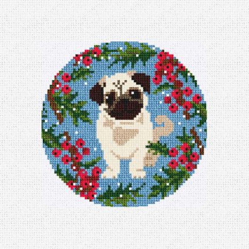 Pug Needlepoint Chart - Etsy