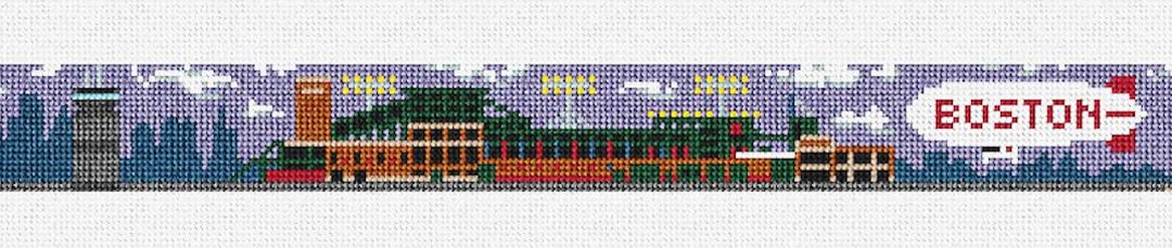 Boston City Landscape Needlepoint Belt DIY Kit - Etsy