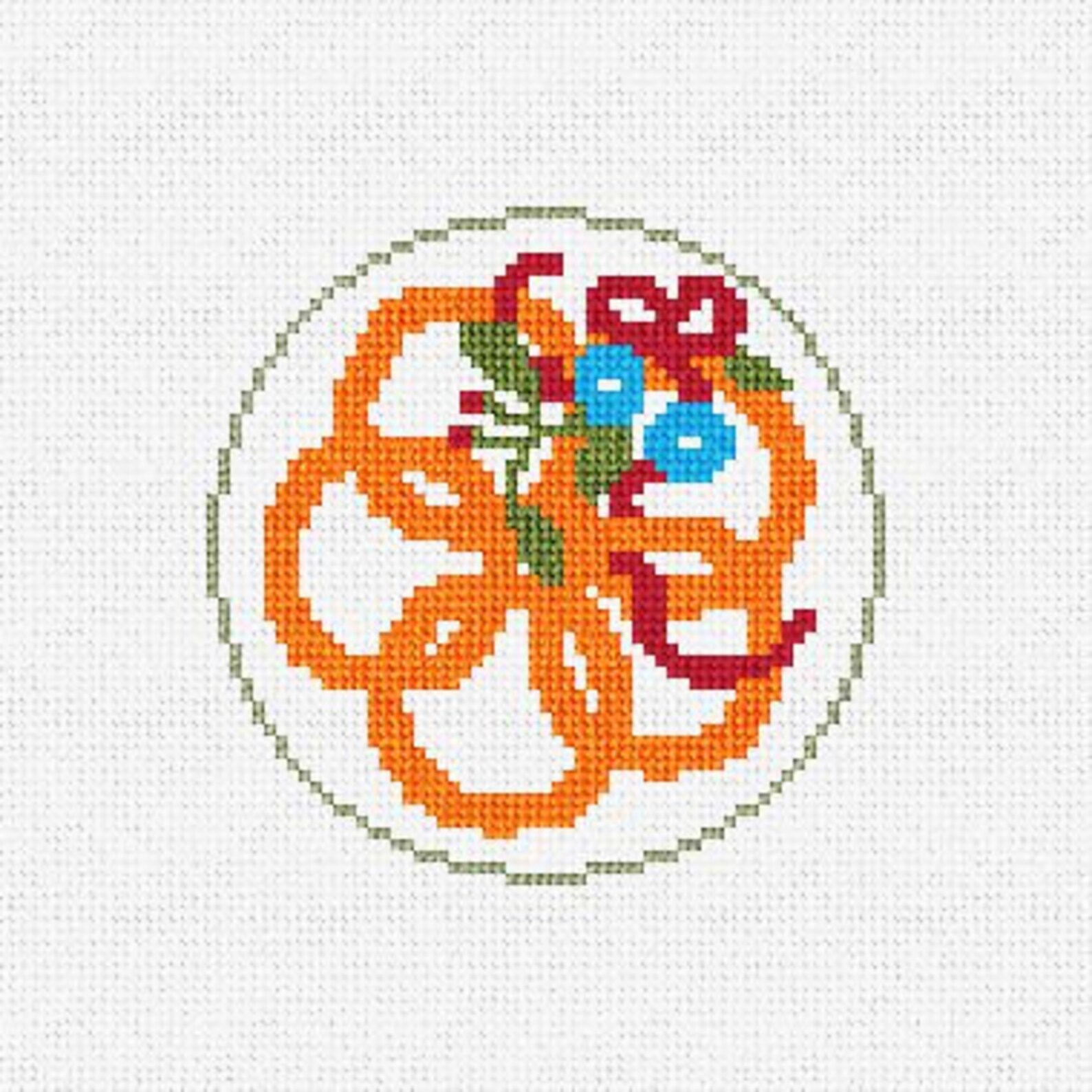 Twelve Days of Christmas Needlepoint DIY Kit Set of Twelve 3" Ornaments ...