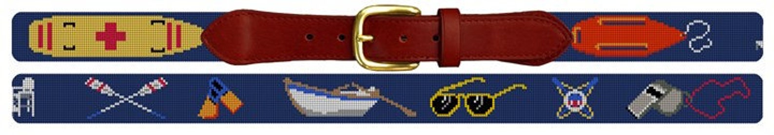 Lifeguard Needlepoint Belt DIY Kit | Etsy