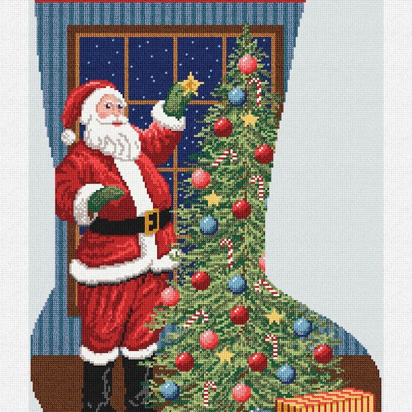 Needlepoint Christmas Stockings - Etsy
