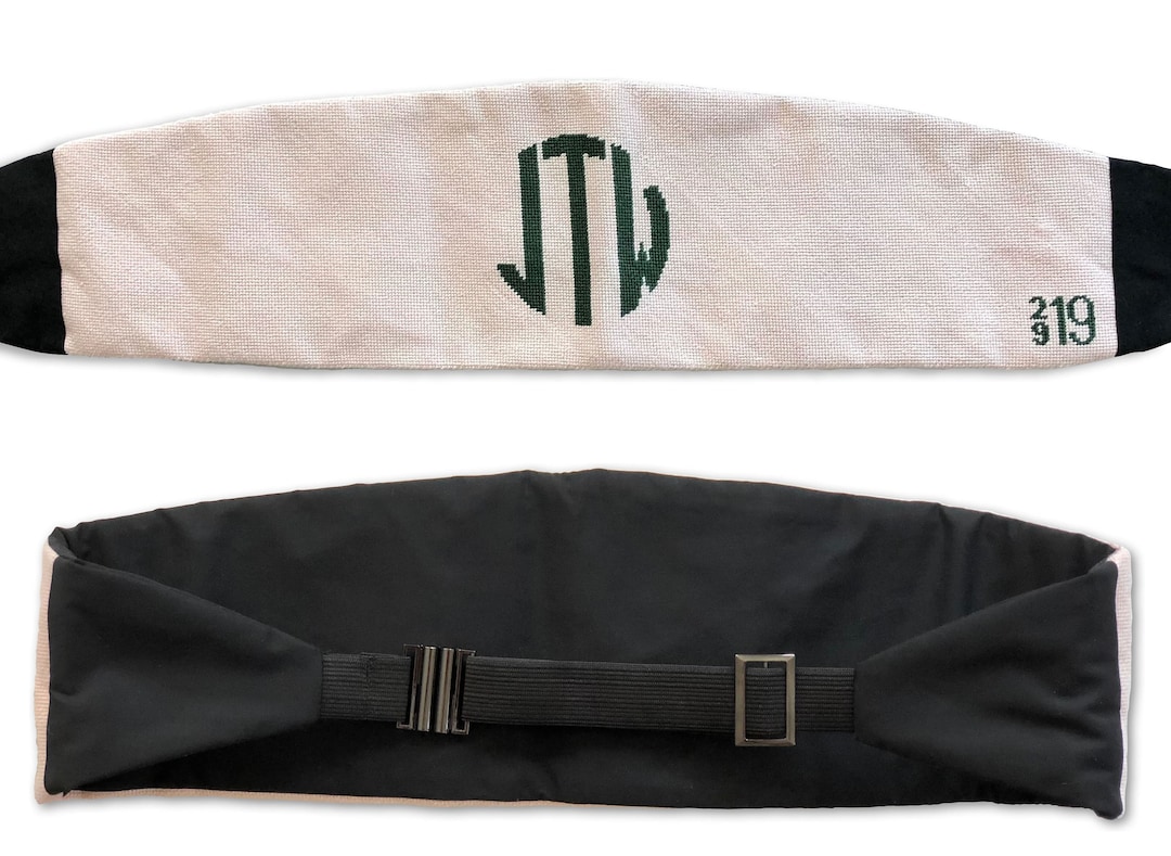 Needlepoint Cummerbund Fully Stitched and Finished Stock Design or Custom Design - Etsy