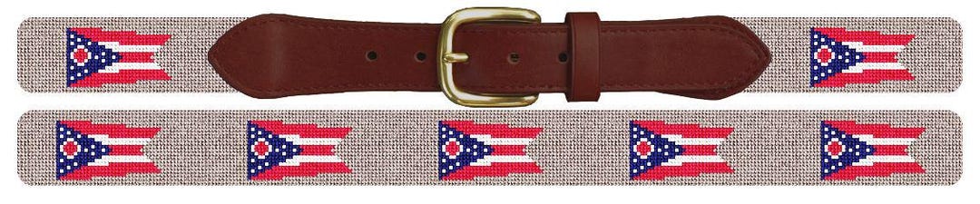 Ohio Flag Finished Needlepoint Belt - Etsy