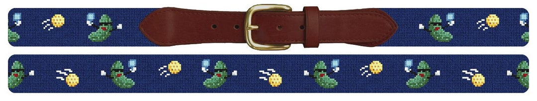 Pickleball Pickle Needlepoint Belt DIY Kit - Etsy
