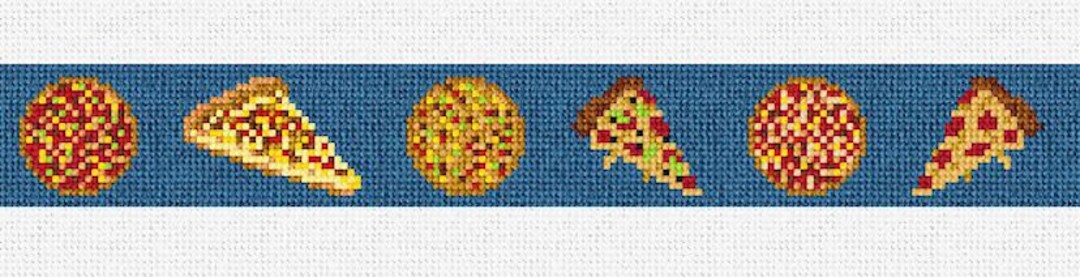 Perfect Pizza Needlepoint Belt DIY Kit - Etsy