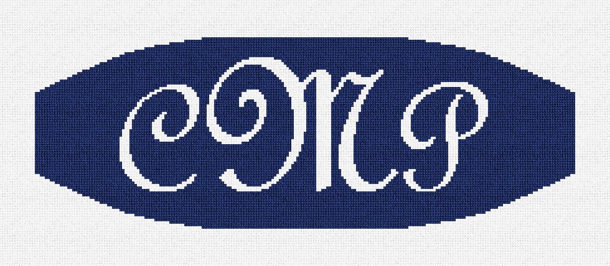 Monogrammed Needlepoint Cummerbund