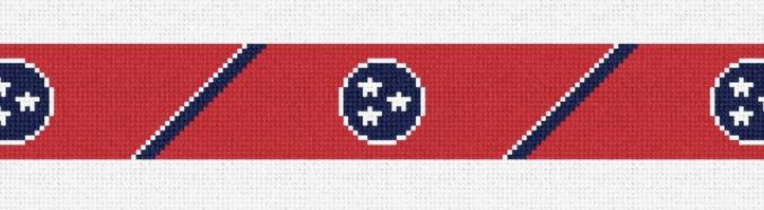 Big Tennessee Flag Needlepoint Belt DIY Kit - Etsy