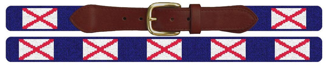 Alabama Flag Finished Needlepoint Belt - Etsy