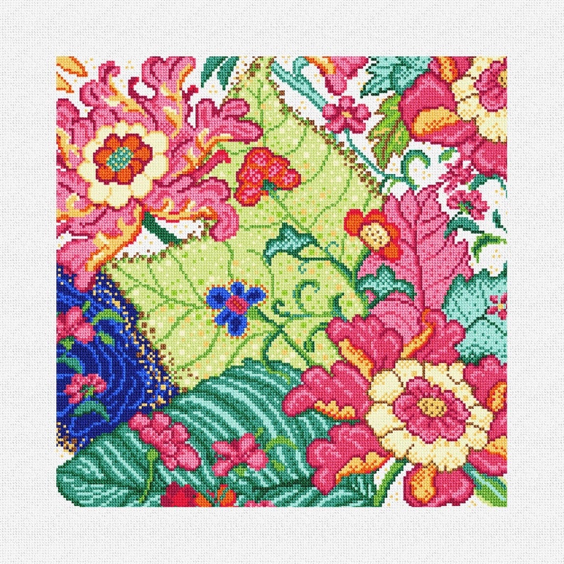 Tobacco Leaf Joy Needlepoint DIY Kit - Etsy