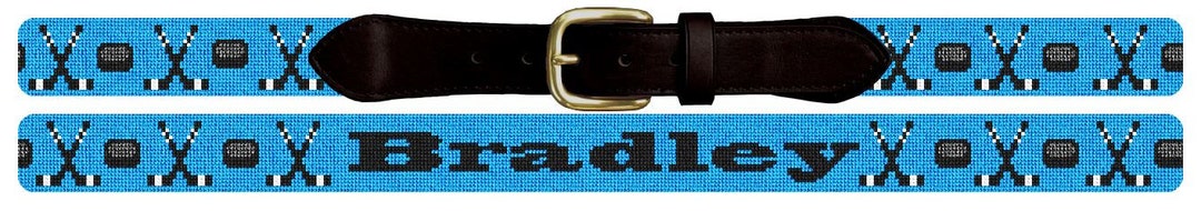 Personalized Hockey Needlepoint Belt DIY Kit - Etsy