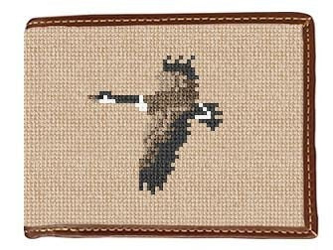 Canadian Geese Finished Needlepoint Wallet - Etsy