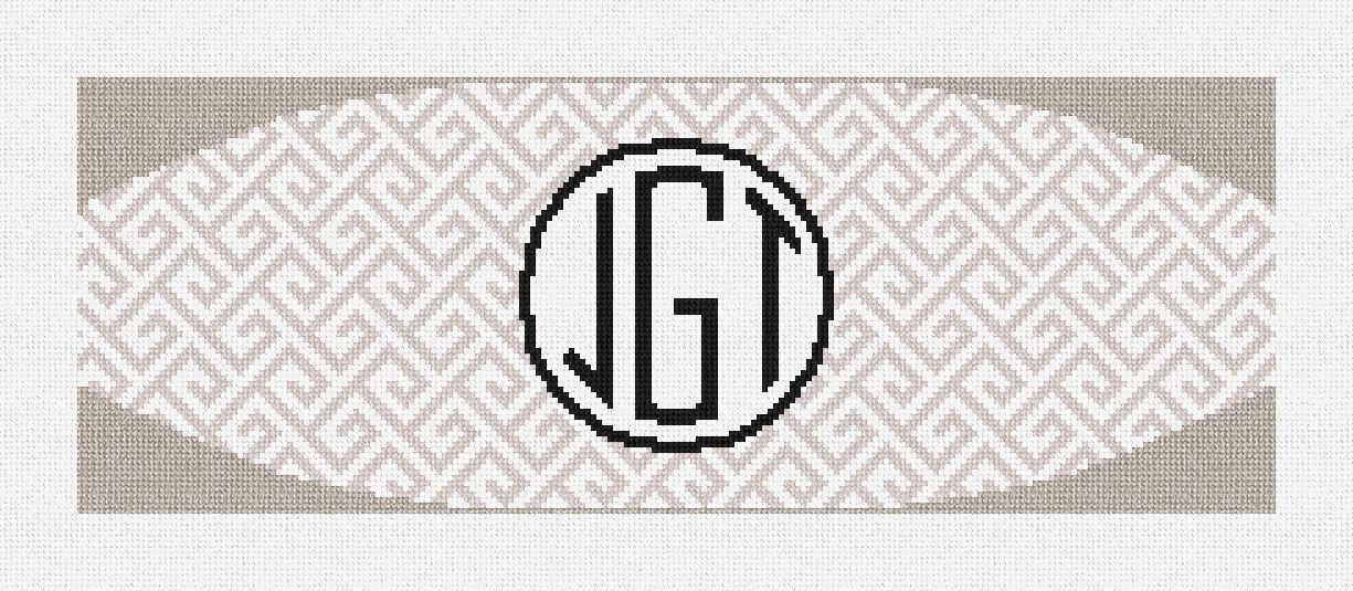 Monogrammed Needlepoint Cummerbund