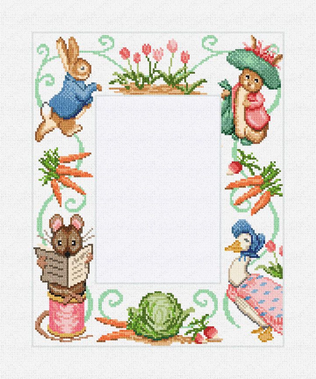 Peter Rabbit Picture Frame Needlepoint Kit - Etsy