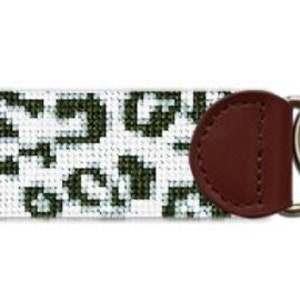 Snow Leopard Finished Needlepoint Key Fob - Etsy