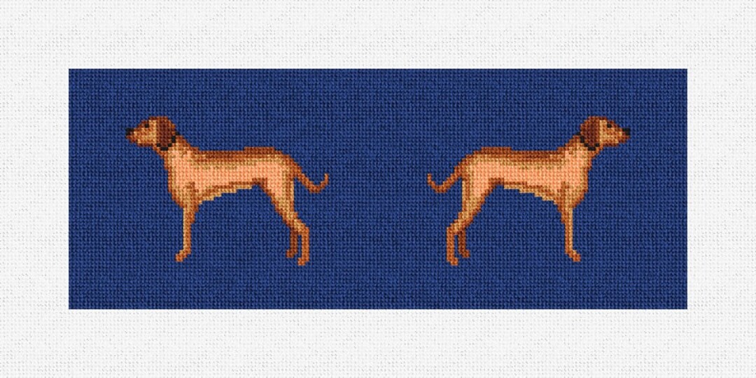 Rhodesian Ridgeback Needlepoint Wallet DIY Kit - Etsy