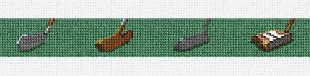 Putter Evolution Needlepoint Belt DIY Kit - Etsy