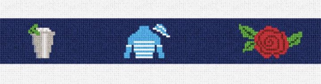 Derby Icons Needlepoint Belt DIY Kit - Etsy
