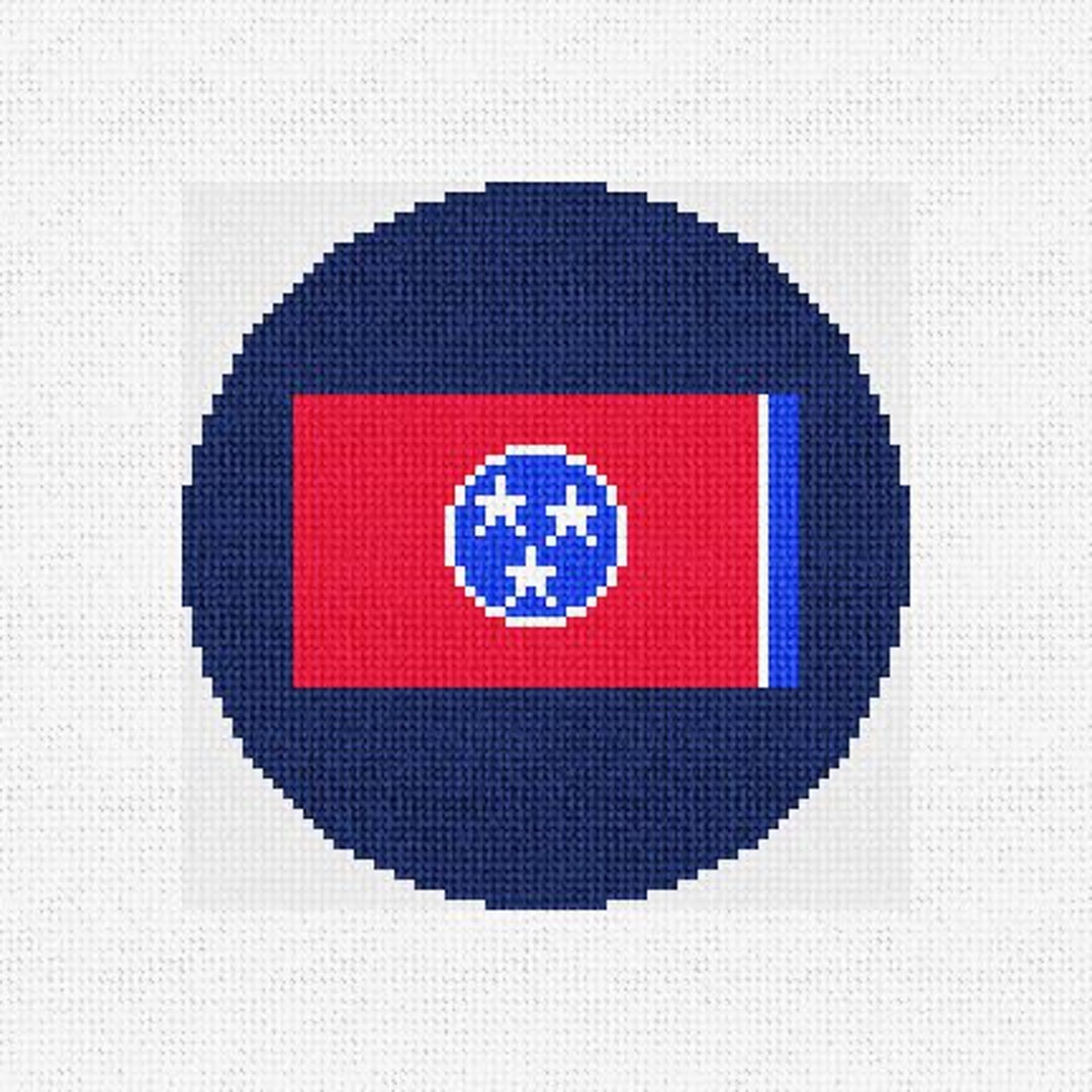 Tennessee Flag Needlepoint Christmas Ornament DIY Kit - Etsy