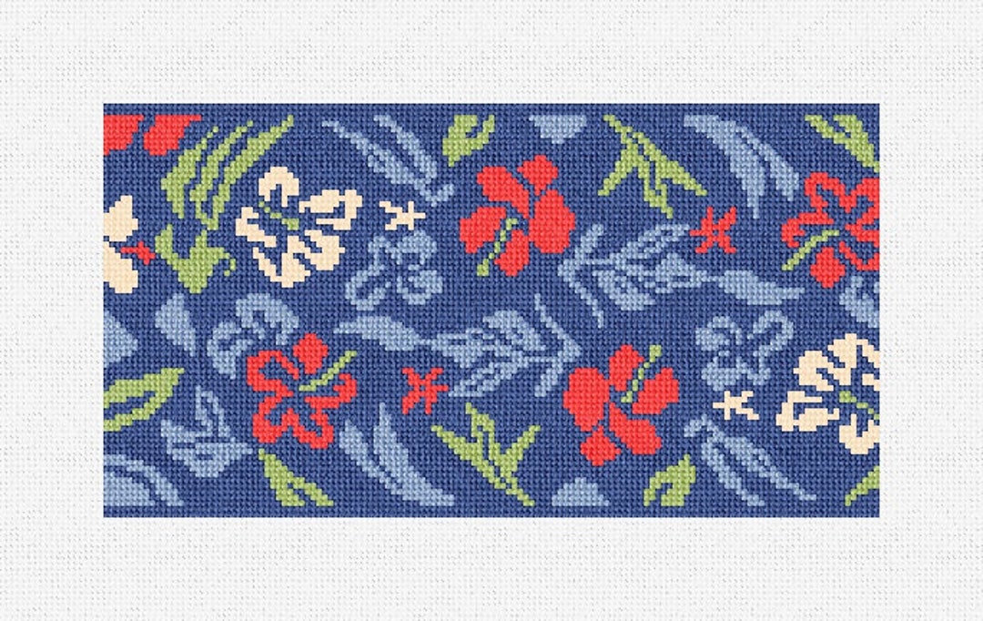 Aloha Hibiscus Needlepoint Eyeglass Case DIY Kit - Etsy