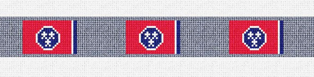 Tennessee Flag Needlepoint Belt DIY Kit - Etsy