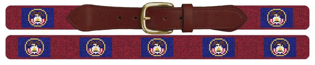 Utah Flag Finished Needlepoint Belt - Etsy