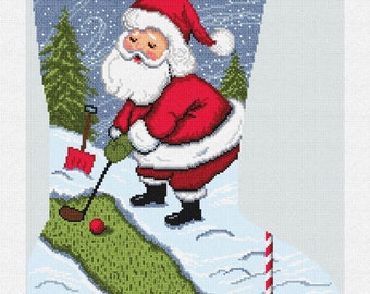 Golf Santa Stocking Kit - Etsy