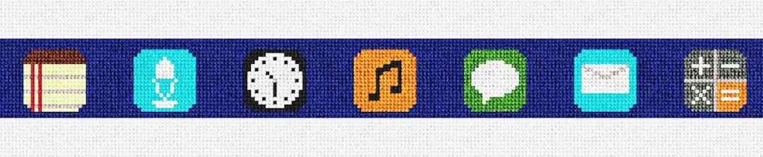 Classic Phone App Needlepoint Belt DIY Kit - Etsy