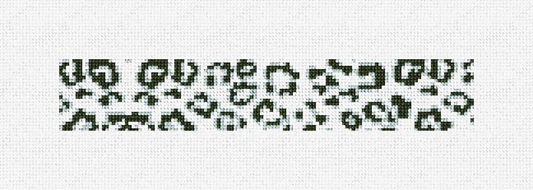 Snow Leopard Needlepoint Key Fob DIY Kit - Etsy