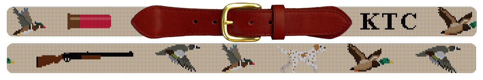 Duck Hunting Needlepoint Belt DIY Kit - Etsy