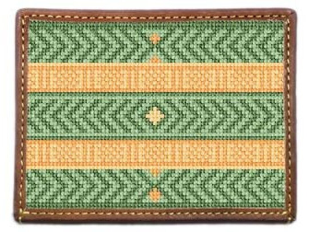 Sky Band Gold Finished Needlepoint Card Wallet - Etsy