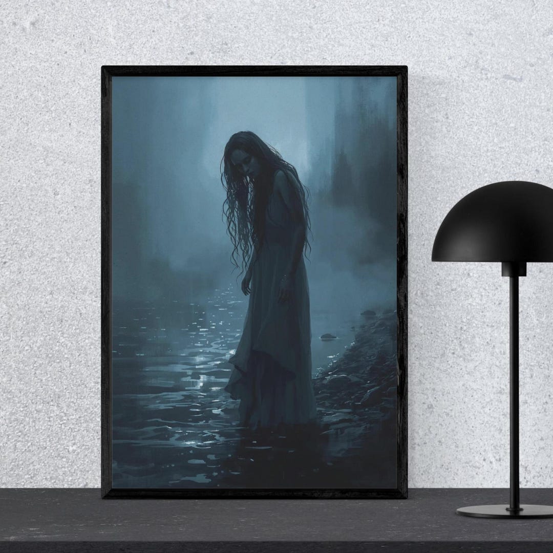 Marian Swamp Creature Poster, Dark Folklore Wall Art, Mythical Beast ...