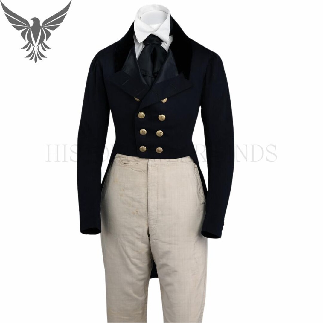 1840s British Gentleman’s Tailcoat – Wool Formal Frock Coat Vintage ...