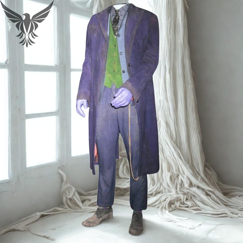 Joker Costume Purple - Etsy UK