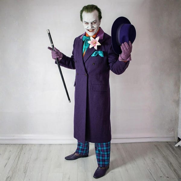 Joker Outfit Costume - Etsy UK