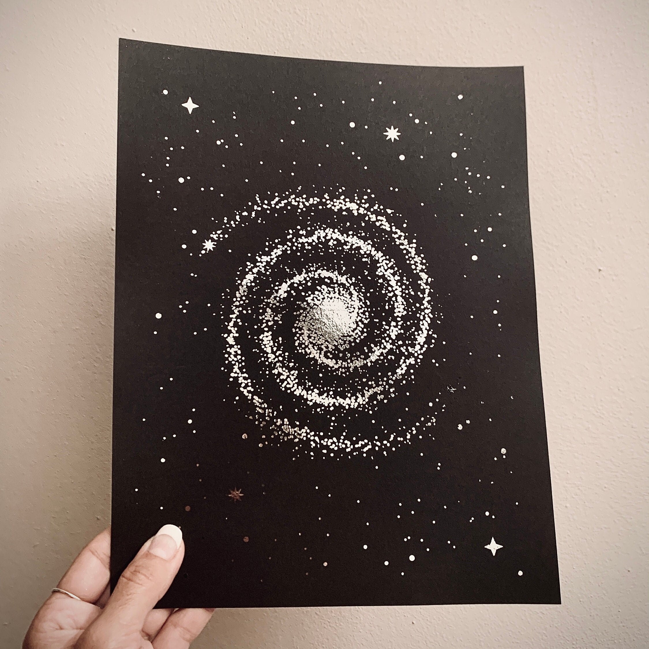 Milky Way Galaxy Pencil Drawing