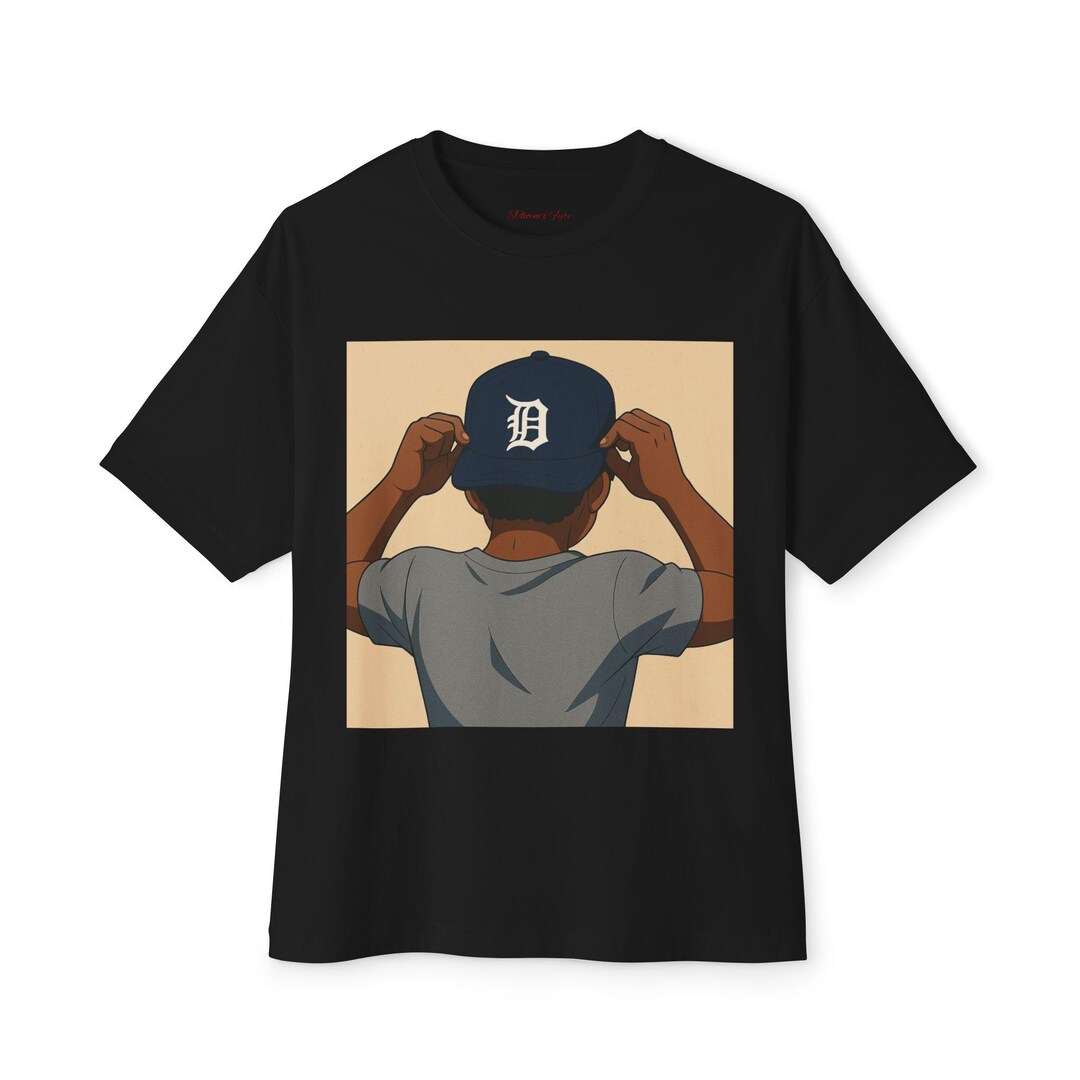 Detroit Tigers Backwards Cap Tshirt | Graphic T-shirt | Bestseller ...
