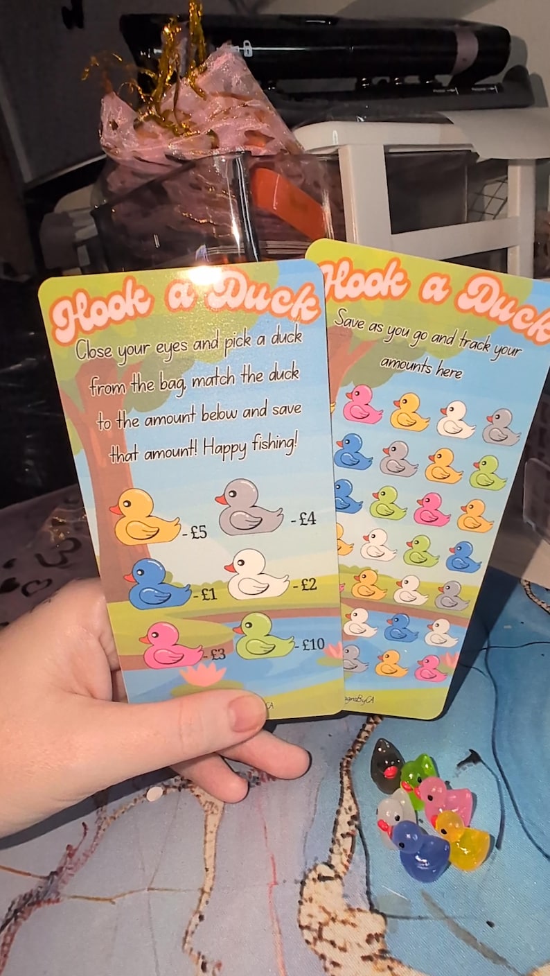 Hook a Duck Cash Stuffing Trackers With Ducks - Etsy UK