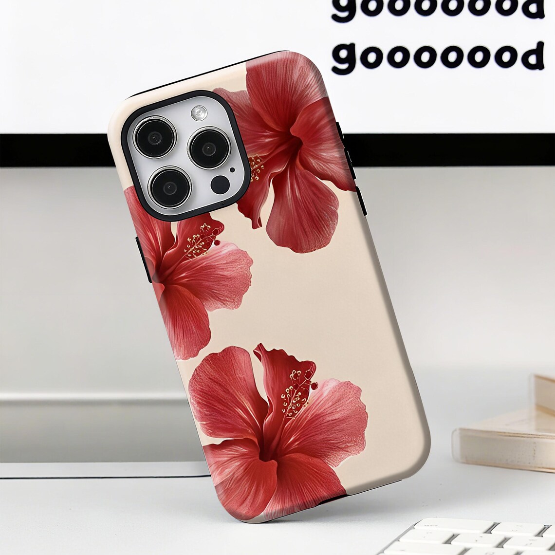 Floral Tropical Hibiscus Phone Case,hawaiian Aesthetic for iPhone 17 16 ...