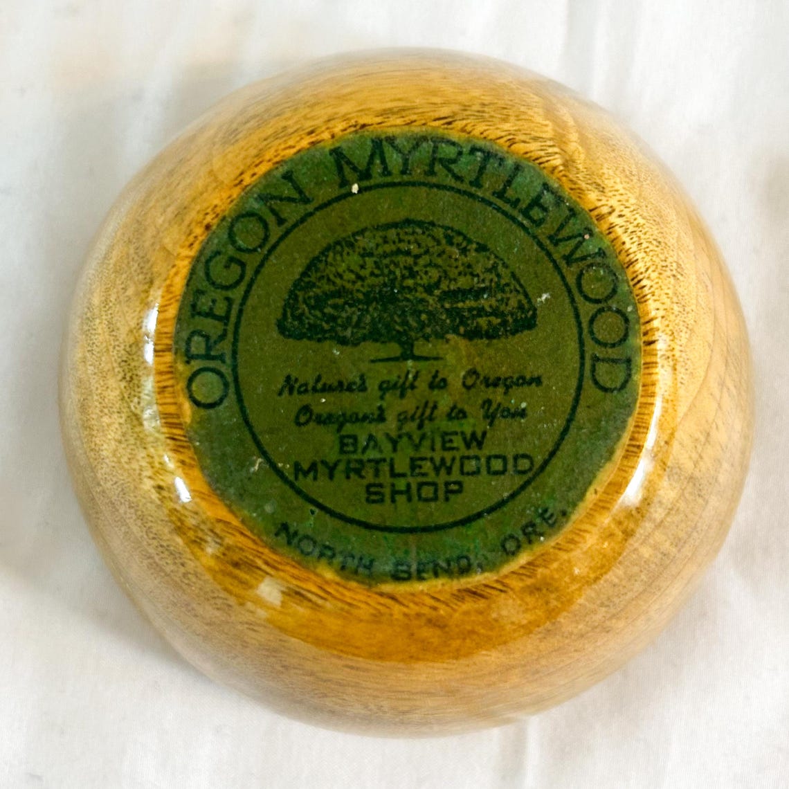 Oregon Myrtlewood Handmade Wooden Bowl Centerpiece - Etsy