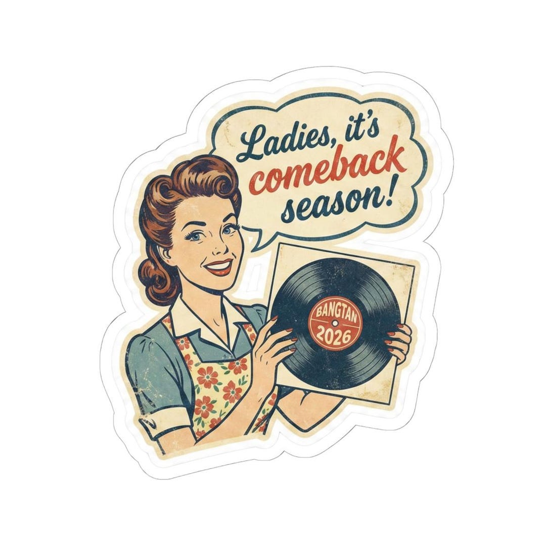 Retro BTS Comeback Season Sticker – K-pop ARMY Decal - Etsy