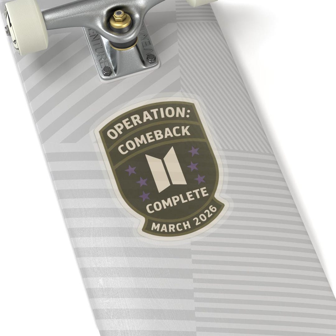 Operation: Comeback Complete Sticker | March 2026 BTS ARMY Badge Design ...