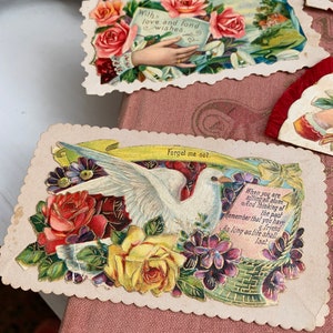 Pretties From the Past Antique Victorian Romantic Calling Cards - Etsy