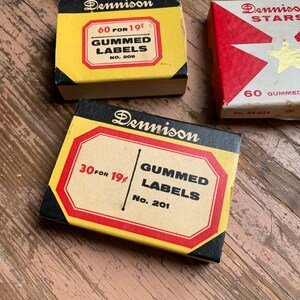 Your Collection Can Start Now Vintage Dennison Stars and Labels - Etsy